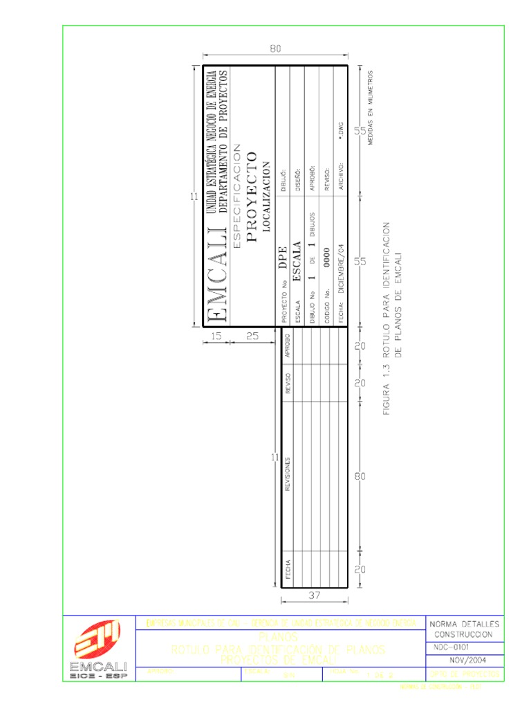 Rotulo Proyectos Emcali | PDF