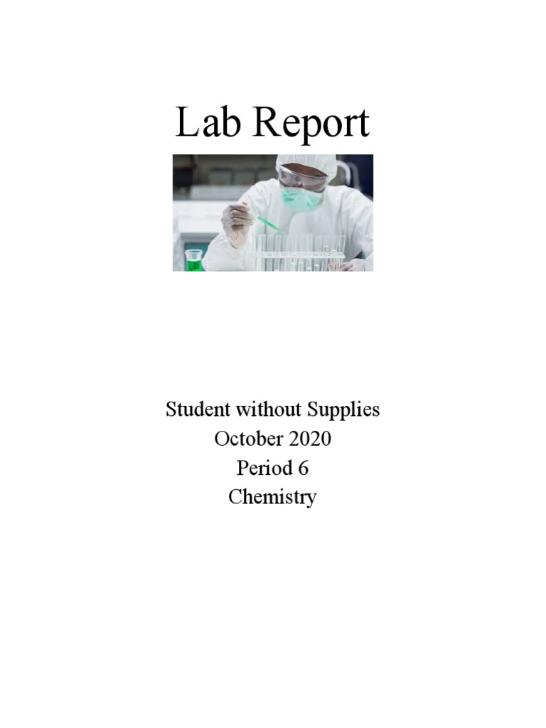 Iodine Lab Without Supplies | PDF | Iodine | Chemical Reactions