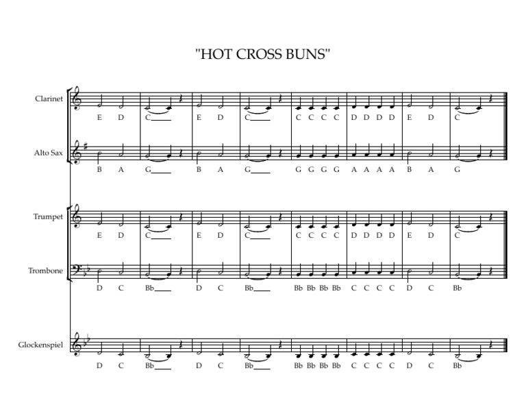 Hot Cross Buns | PDF