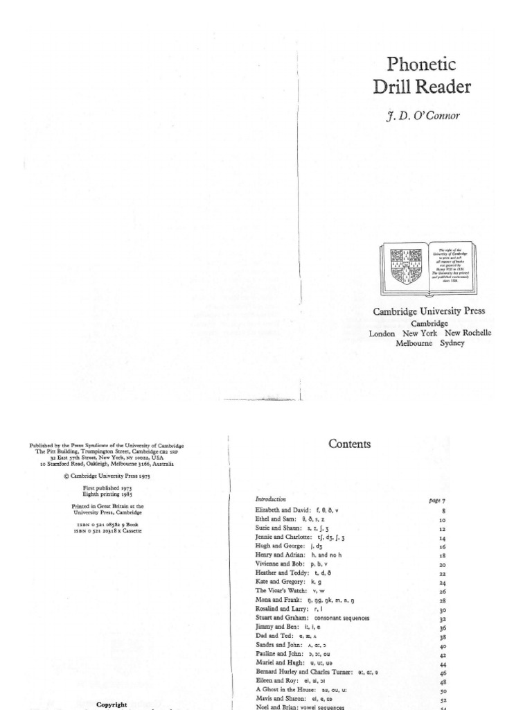 Phonetic Drill Reader | PDF