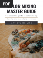 Color Theory Cheat Sheet For Beginners | PDF | Color | Hue