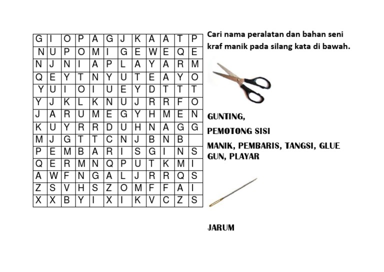 Soalan Peralatan Dan Bahan Seni Kraf Manik | PDF