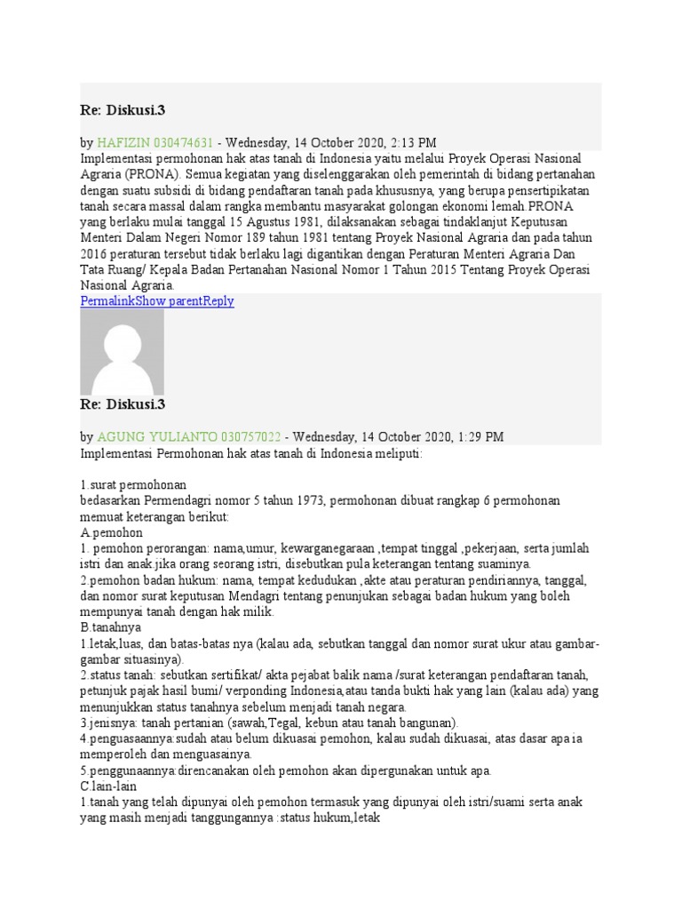 Adm Pertanahan | PDF