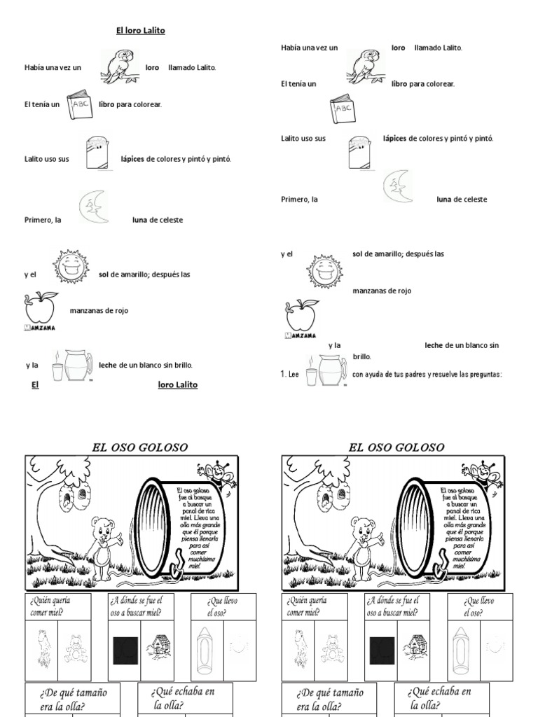 Libro de Colorear Lalito para Primer Grado | PDF