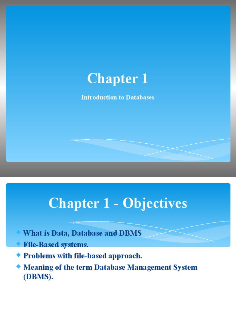 Week 1 Intro To DB ch01 | PDF | Customer Relationship Management | Databases