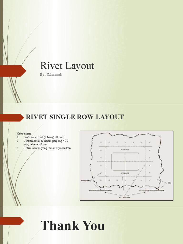 Rivet Layout Gambar | PDF