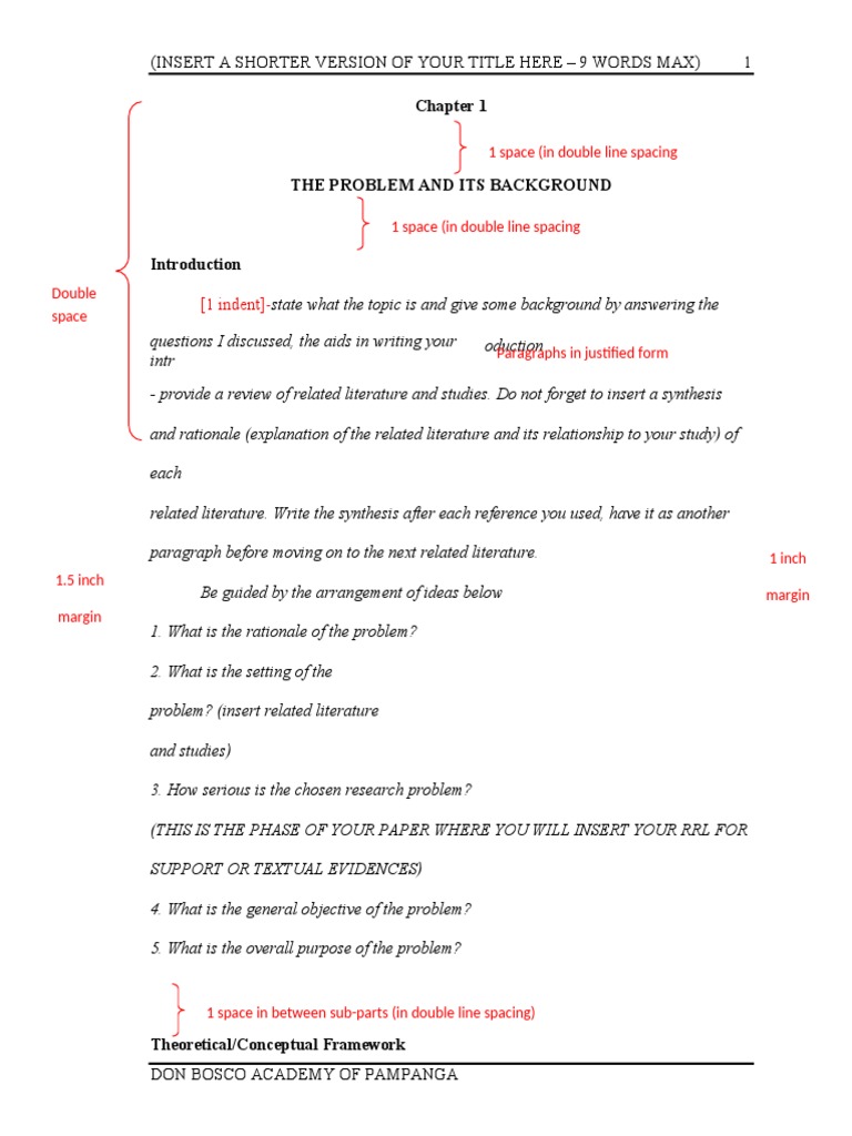 Prac Res 1 Format Chapter 1 2 | PDF | Qualitative Research | Data