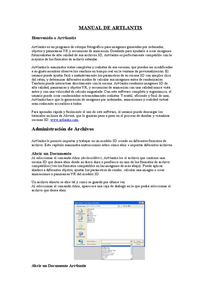 Manual de Artlantis | PDF | Ventana (informática) | Cámara