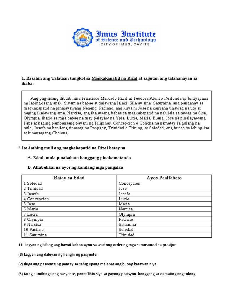 Pagbasa at Pagsulat Midterm Exam | PDF