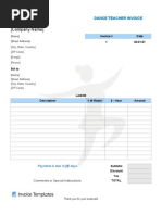 Concrete Invoice Template | PDF | Finance & Money Management