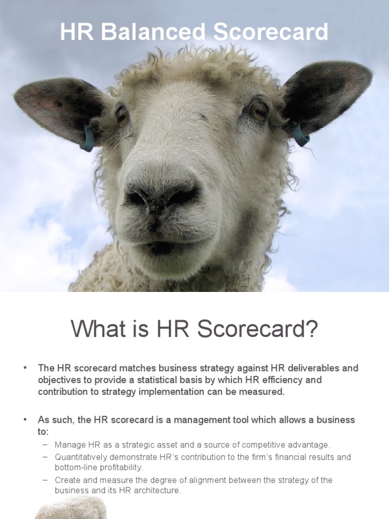 HR Scorecard for Strategic Alignment | PDF | Strategic Management ...