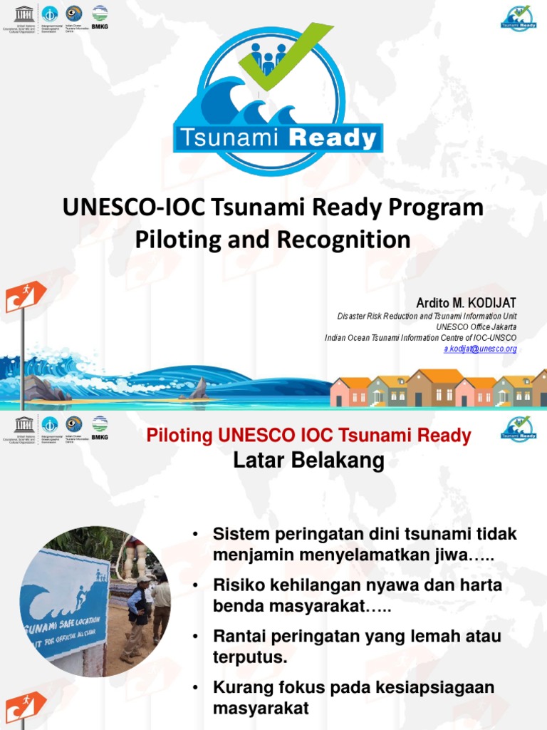 Program Tsunami Ready UNESCO-IOC | PDF