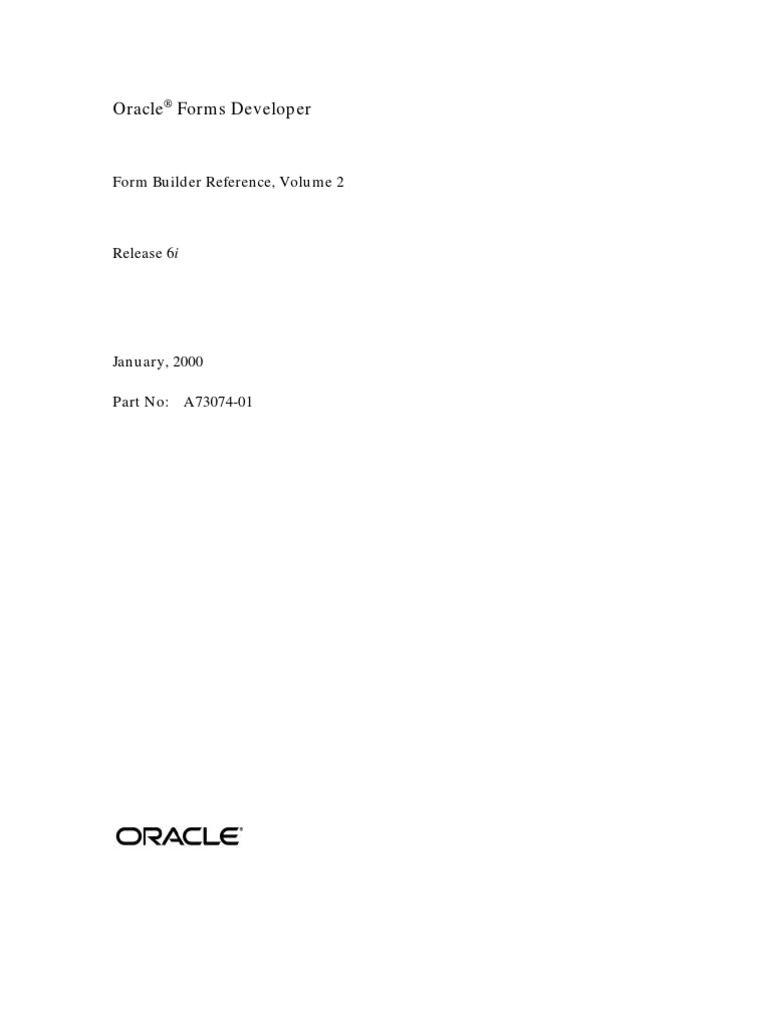 Oracle Forms Developer Volume2 Pdf Computer Keyboard License