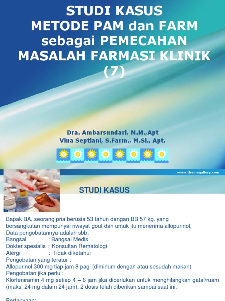 Contoh Kasus Pam Farm | PDF | Pengembangan Diri | Kesehatan Holistik