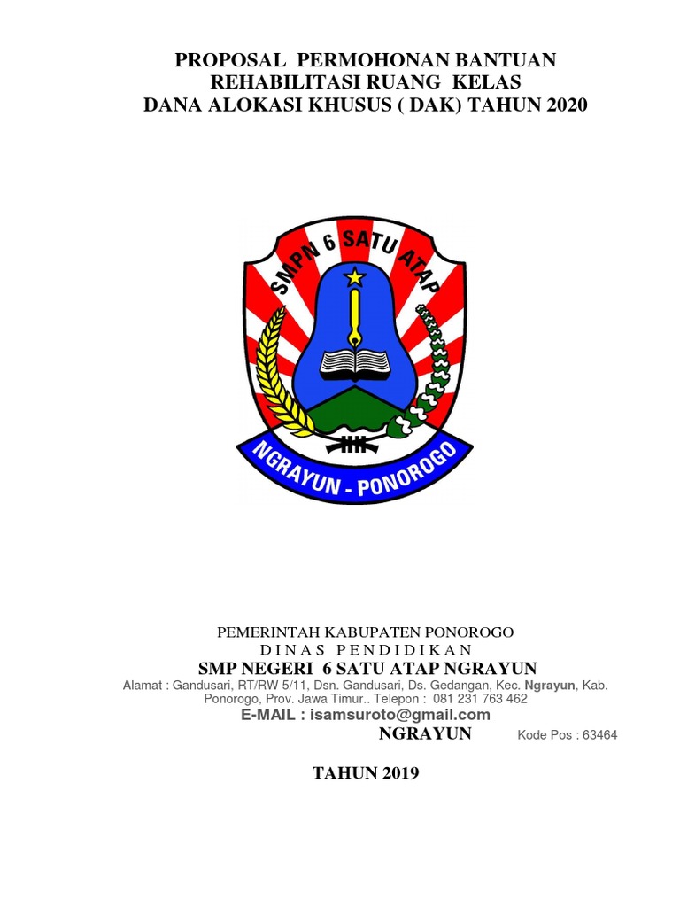 Prosal Dak Rehab 2020 | PDF