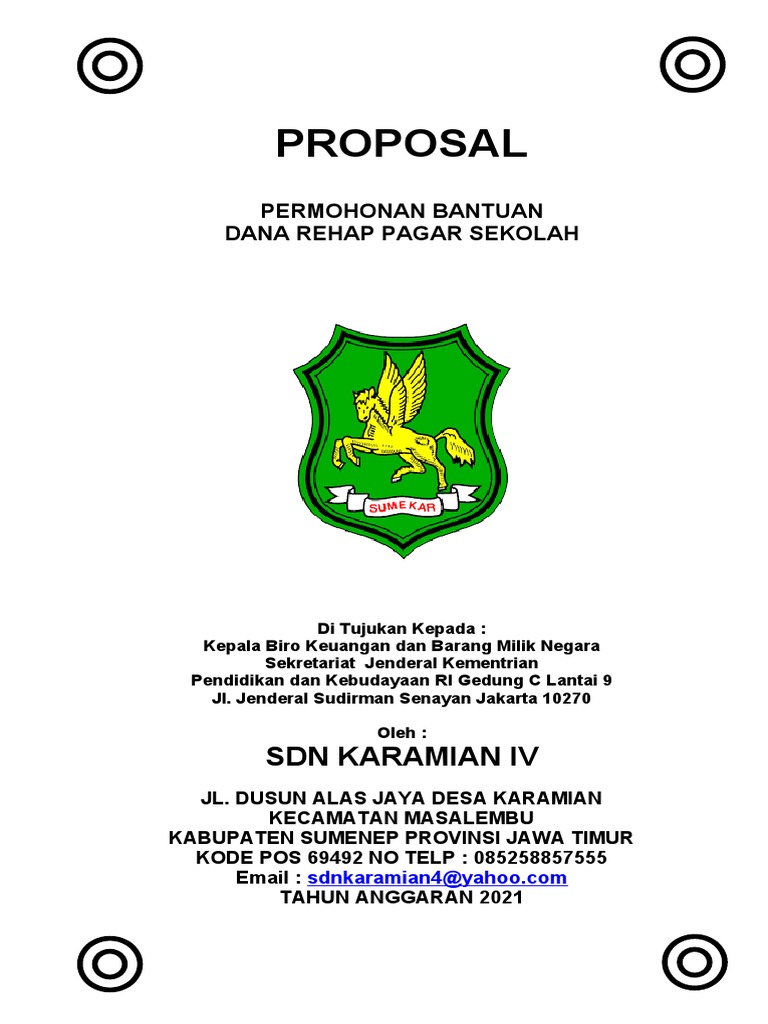 Proposal Permohonan Meubeler Karamian IV 2020 | PDF