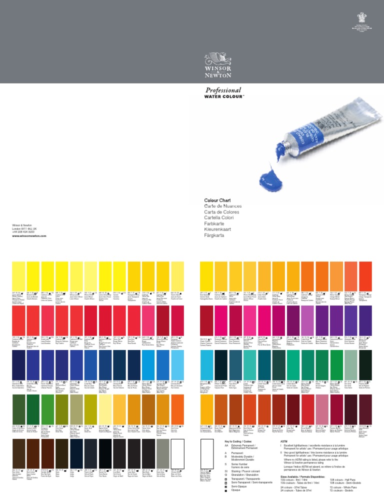 Colour Chart Carte de Nuances: Carte de Nuances Carta de Colores ...