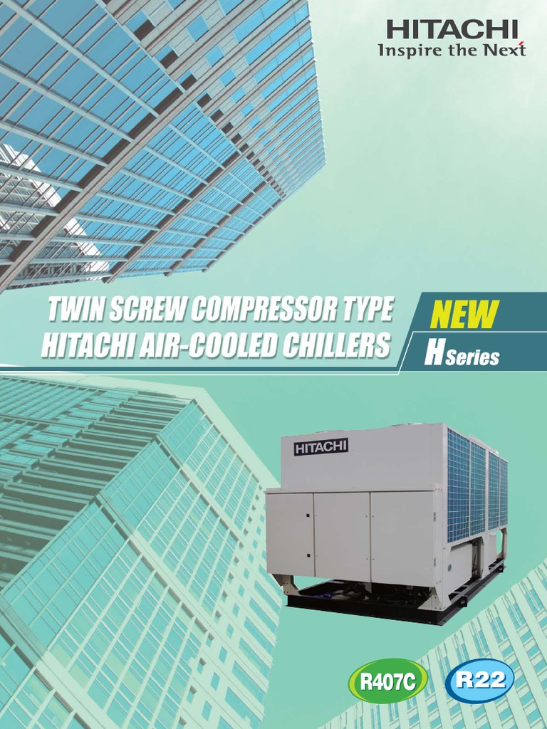 Chiller Hitachi | PDF | Heat Exchanger | Thermostat