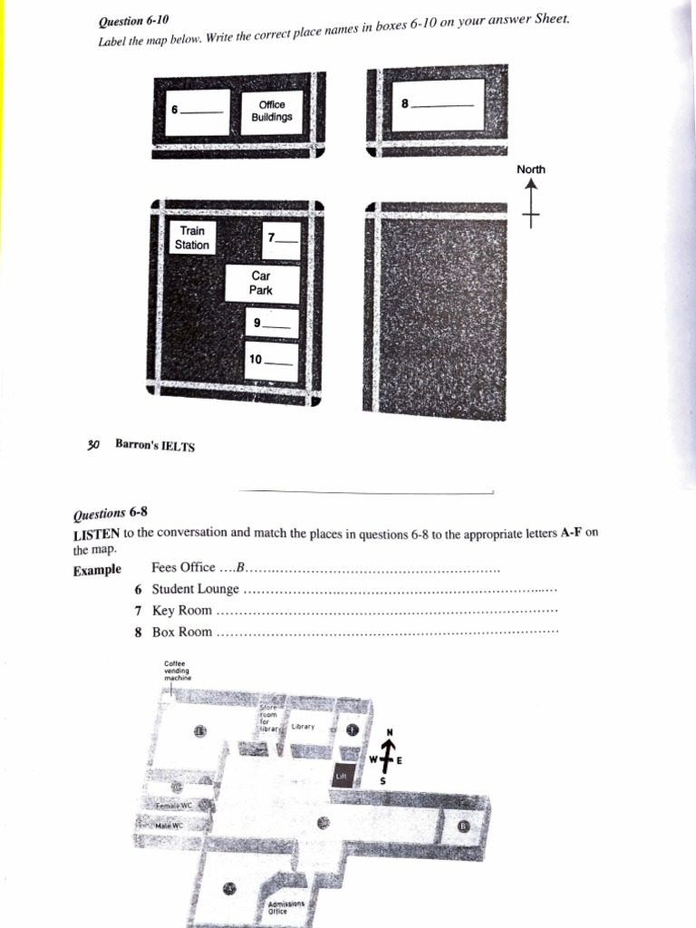 40 Only Map Questions IELTS | PDF | Business