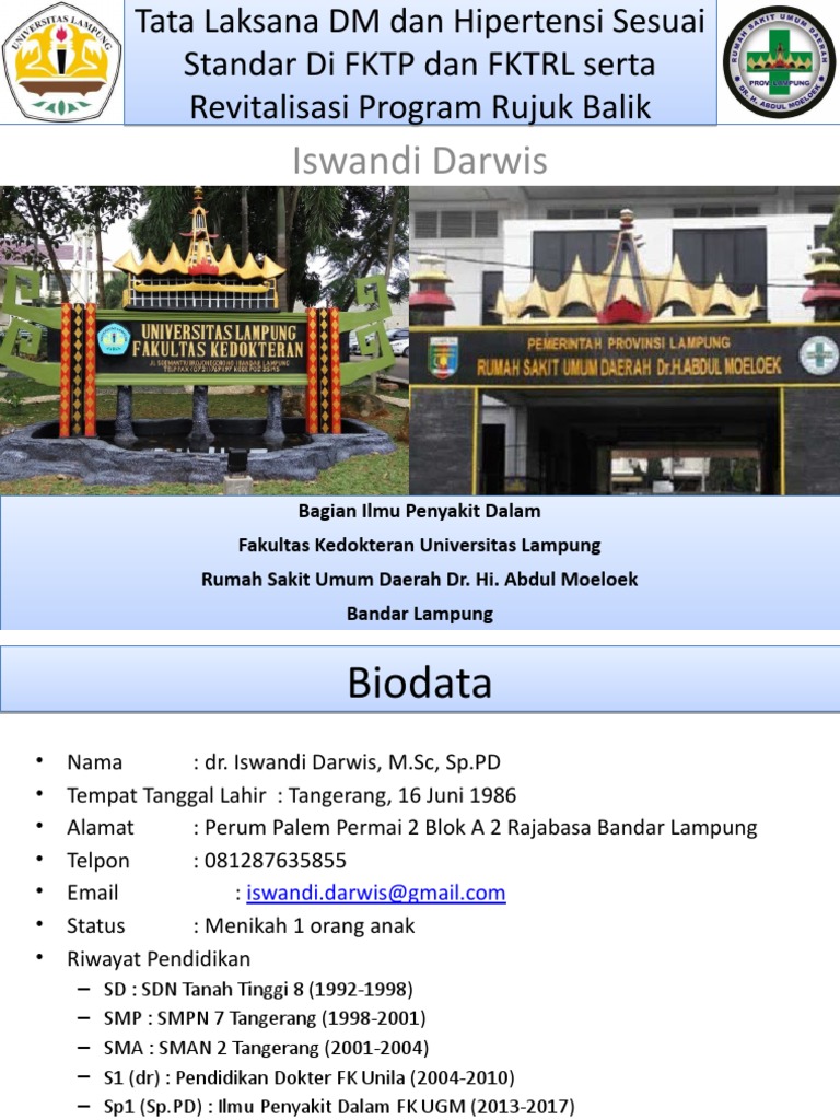 Tata Laksana DM Dan Hipertensi Sesuai Standar | PDF | Diabetes | Blood ...