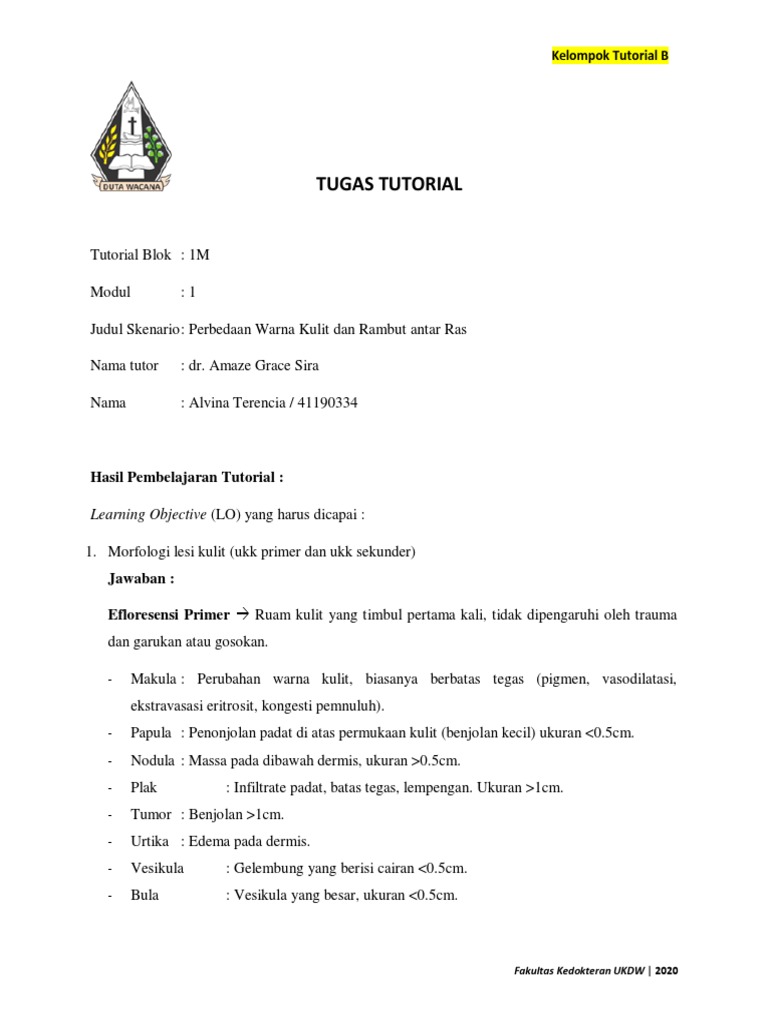 Tugas LO Tutorial Modul 1 | PDF