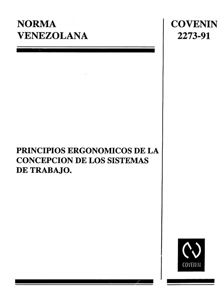 Covenin 2273-91 | PDF