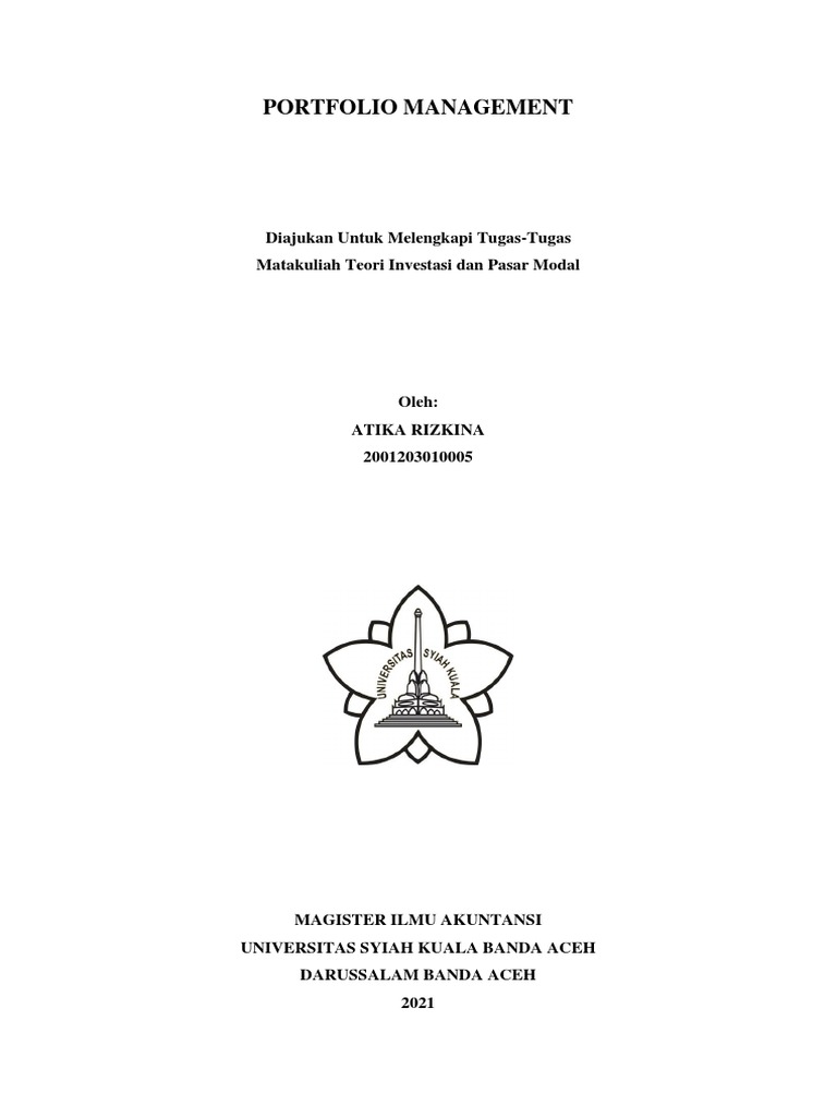 Portfolio Management | PDF