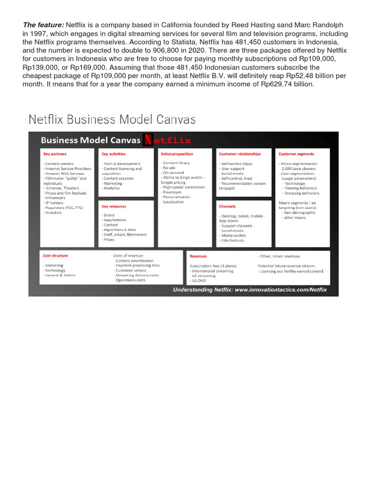 Netflix Revenue Cycle | PDF | Netflix | Subscription Business Model