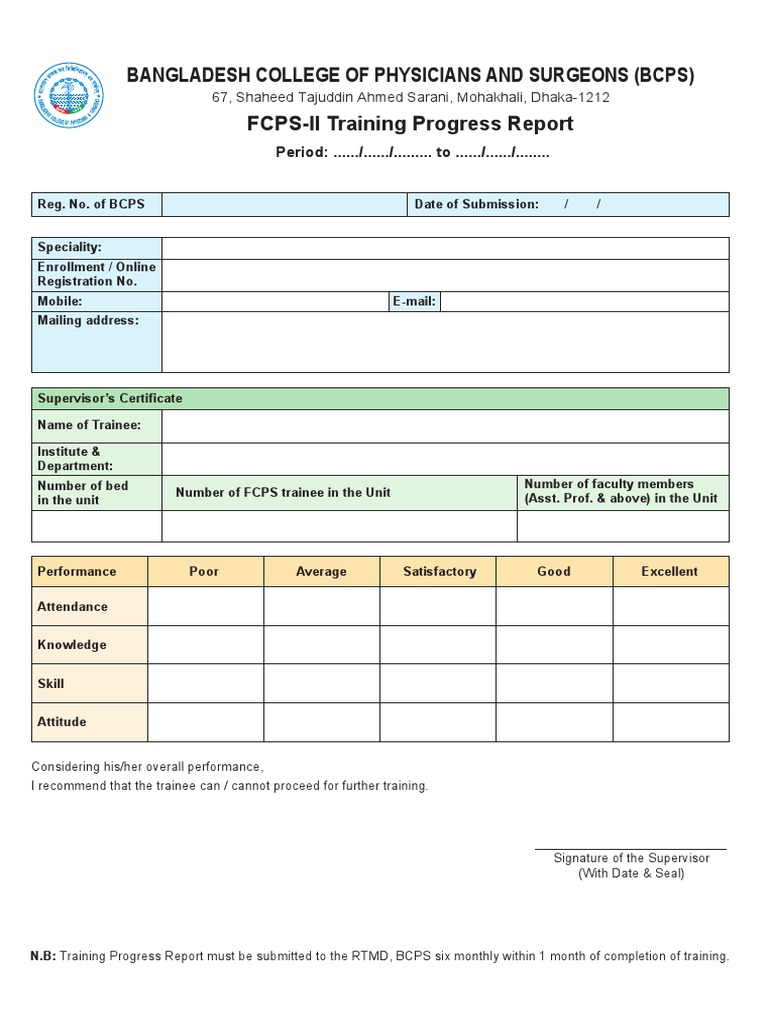 Bangladesh College of Physicians and Surgeons (BCPS) FCPS-II Training ...