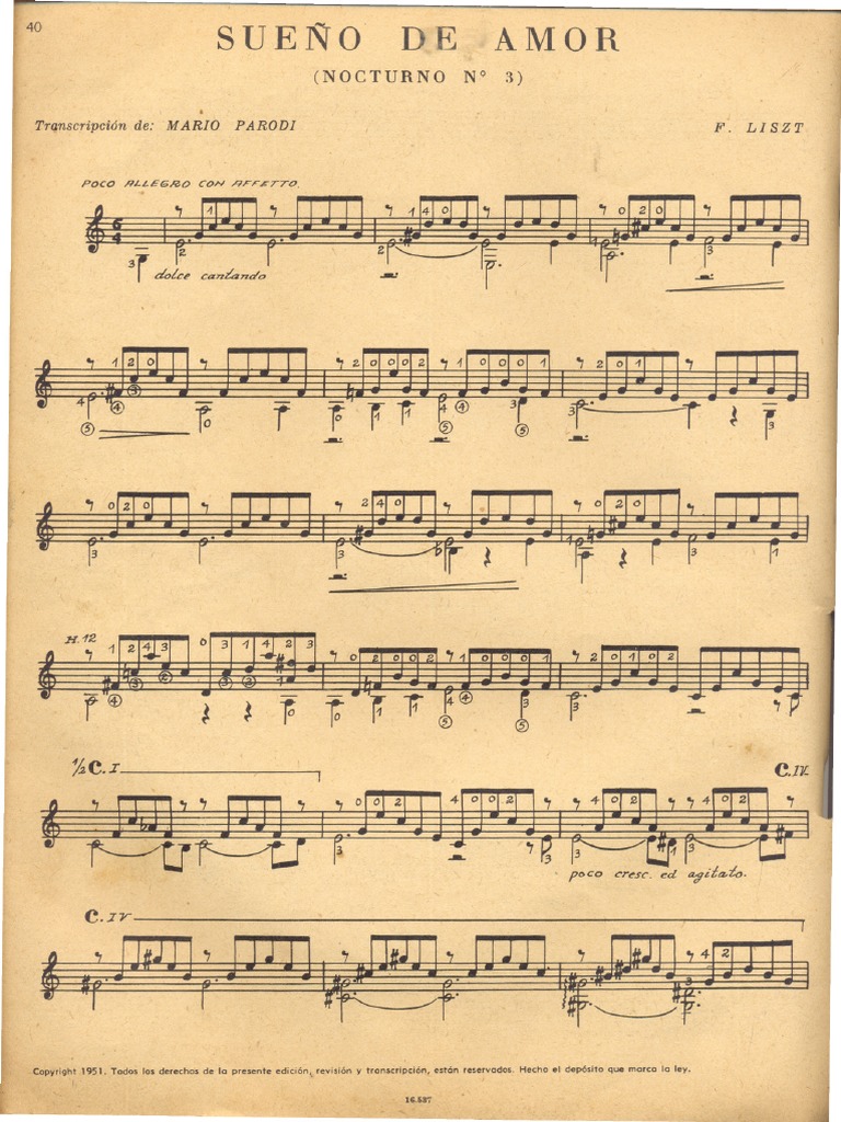 Mario - Parodi - Listzt | PDF