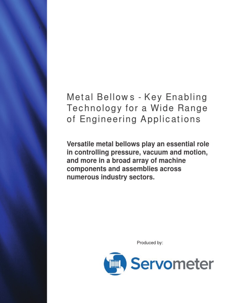 Metal Bellows Engineering Applications White Paper | PDF | Actuator | Pump