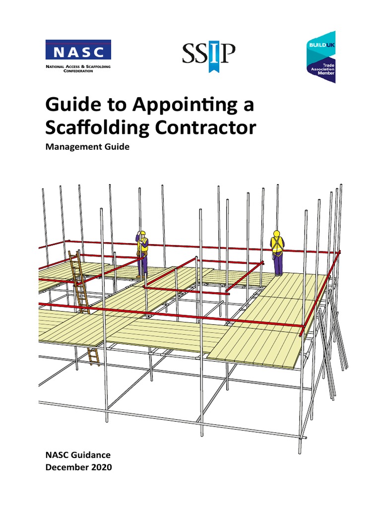 Guide To Appointing A Scaffolding Contractor | PDF | Scaffolding | Risk ...