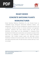 Batching Plant Calculation | PDF | Horsepower | Watt