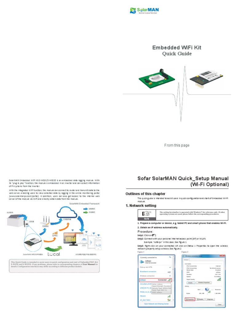 Embedded WiFi Kit Quick Guide PDF | PDF | Wi Fi | Ip Address