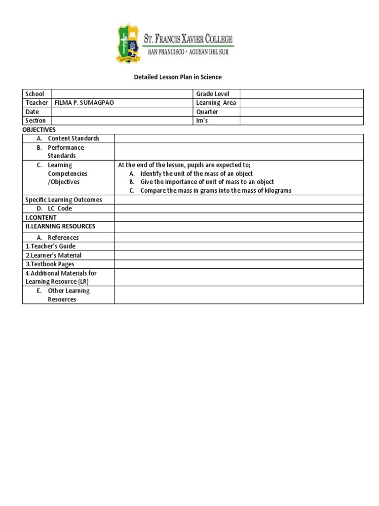 Detailed Lesson Plan in Science | PDF