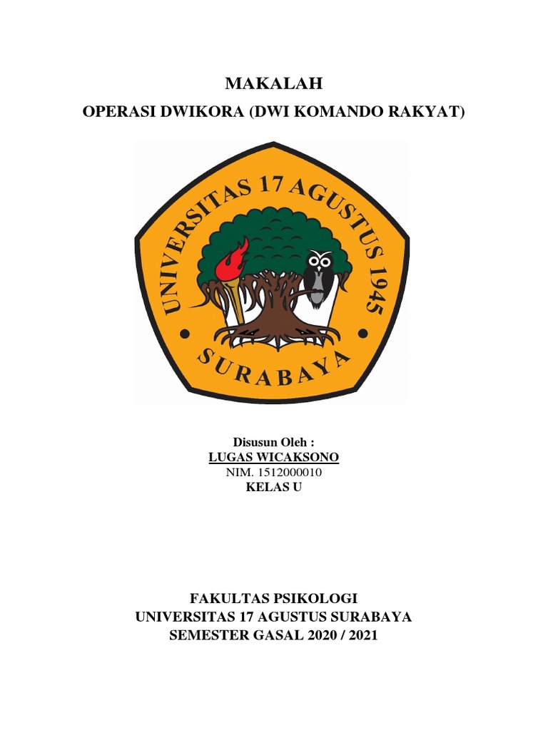Makalah Operasi Dwikora | PDF