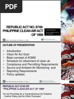 RA 8749 The Philippines Clean Air Act of 1999 | PDF | Particulates ...