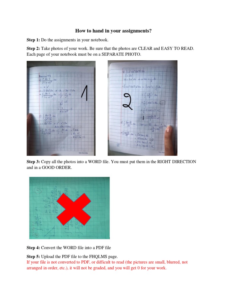 How To Hand in Your Assignments | PDF | Art | Computers