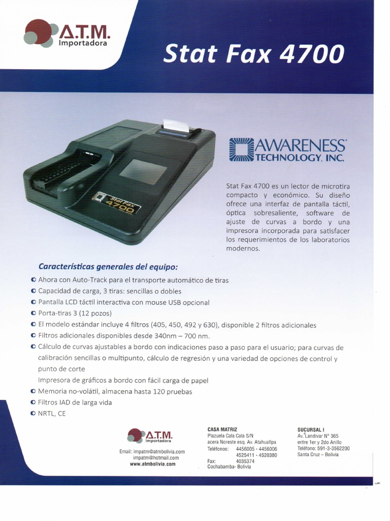 Stat Fax 4700 | PDF