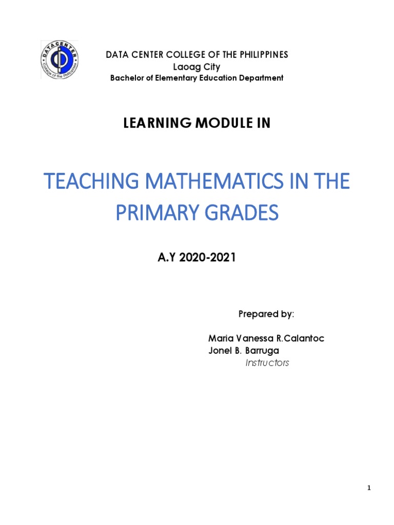 MATH-Module-Whole-sem REVISED | PDF | Educational Assessment | Rubric ...