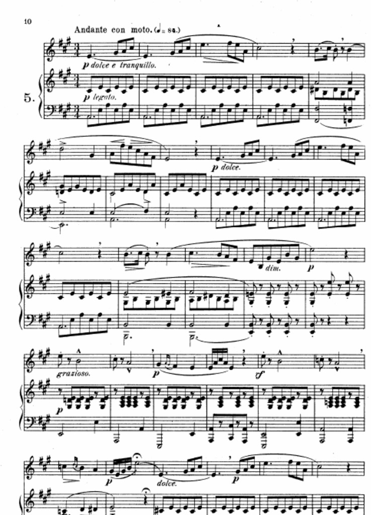 Concone Op.10 No.5 | PDF