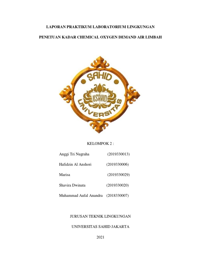 Laporan - COD - Kelompok 2 | PDF