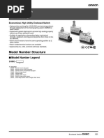 Omron D4B 4111N NPT Datasheet | PDF | Screw | Inductor