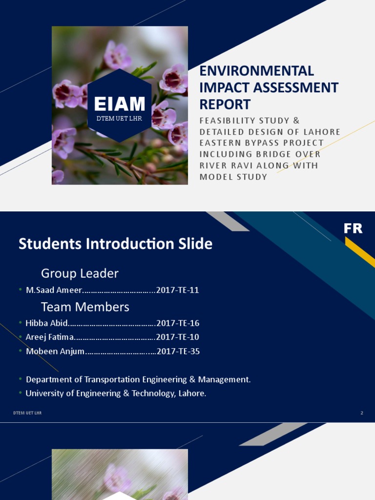 EIAM Presentation - 2 (Autosaved) | PDF | Environmental Impact ...