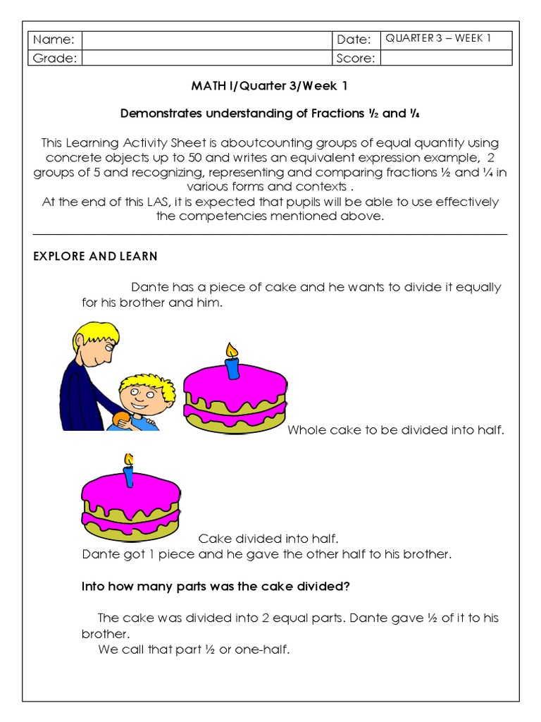 Las Math 1 q3 Week 1 | PDF | Cognition | Teaching Mathematics