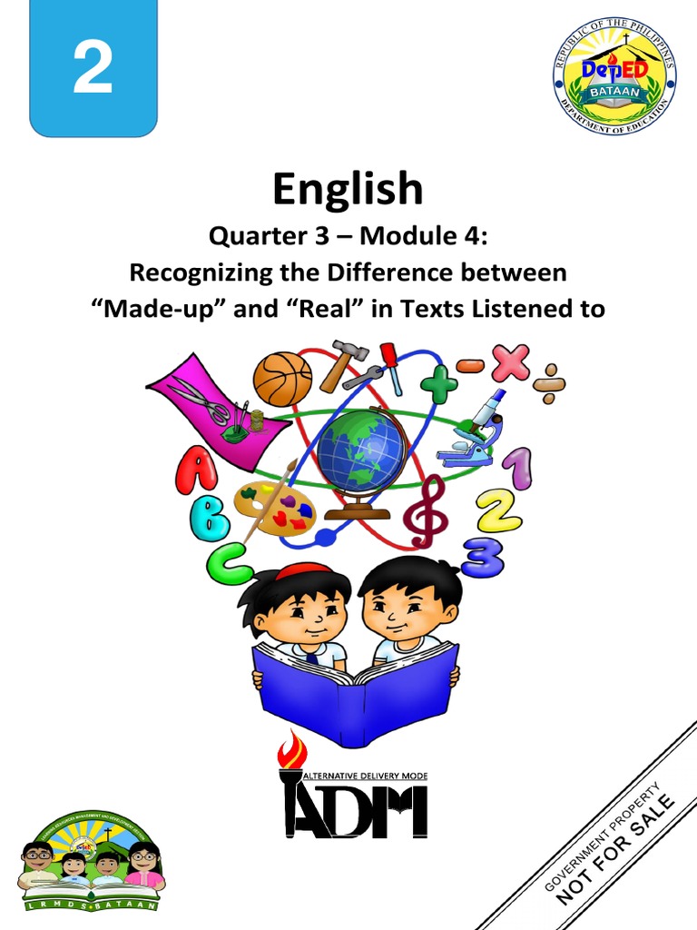 English2 q3 Mod4 Recognizing The Difference Between Made Up and Real in ...