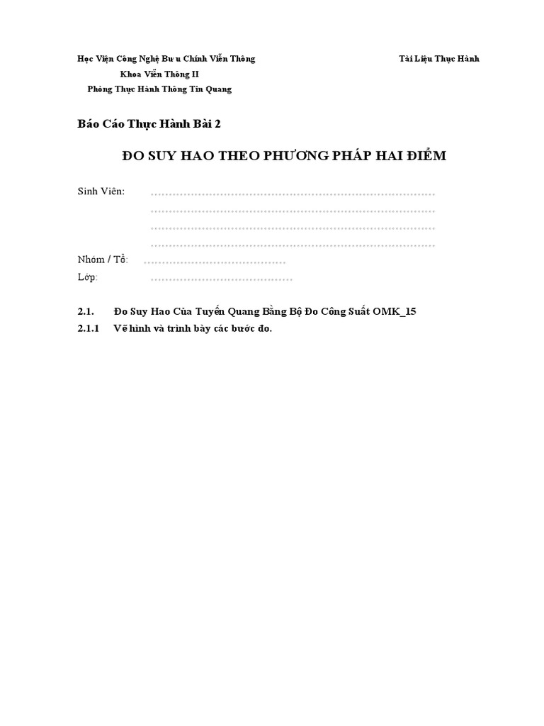 Bai2 Baocao | PDF