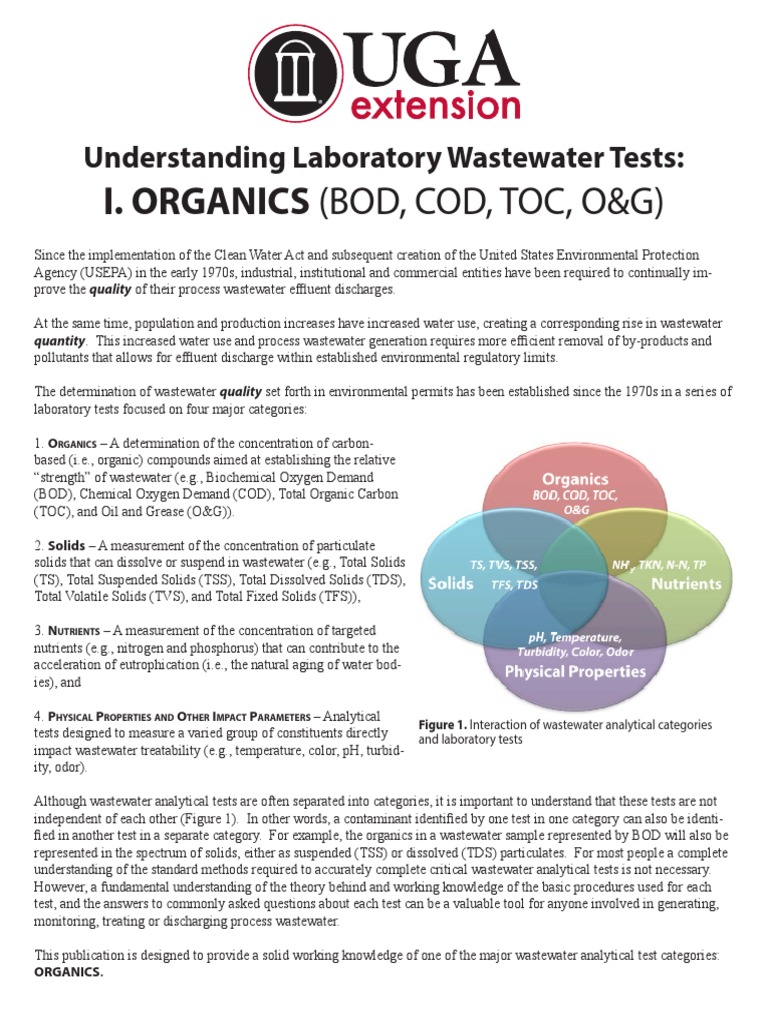Organic Assesment | PDF | Total Organic Carbon | Wastewater