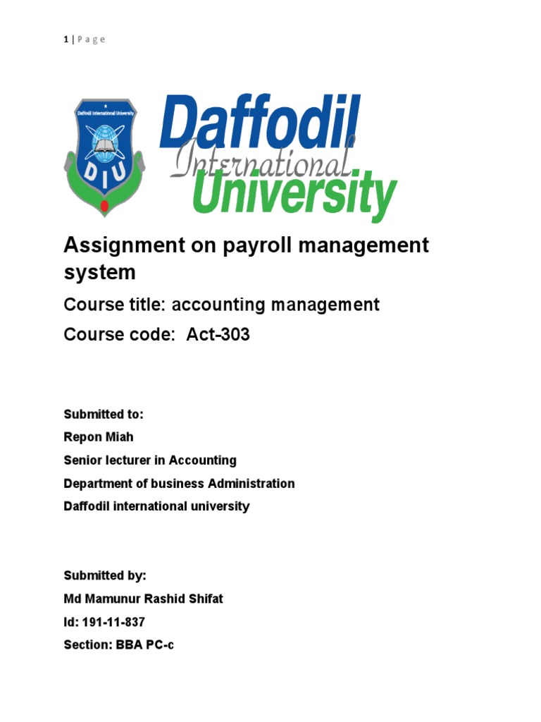 Payroll Management System Overview | PDF | Payroll | Salary