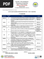 Class Program Grade 5 2024-2025 | PDF | Teachers | Pedagogy